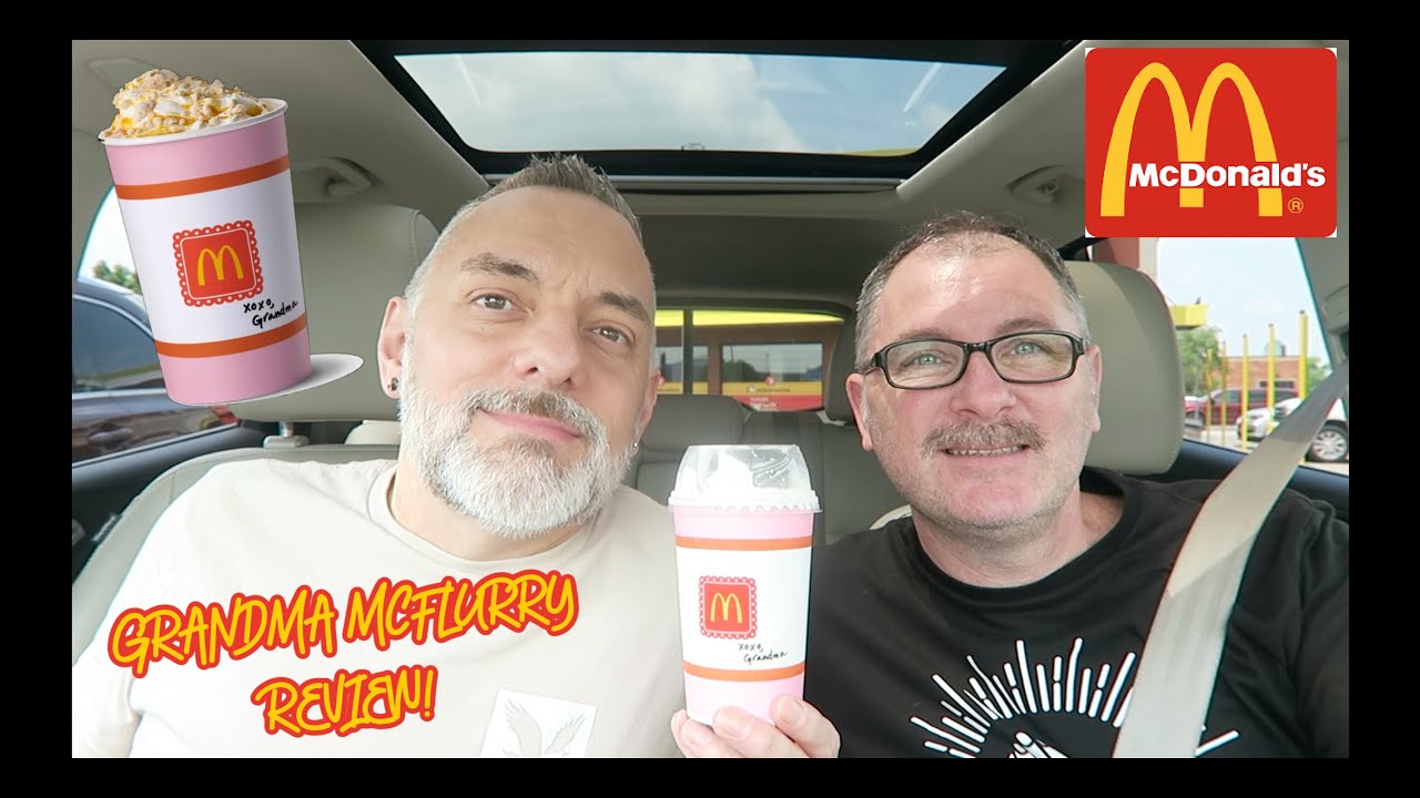 NEW McDonald's Grandma McFlurry Review! - YouTube