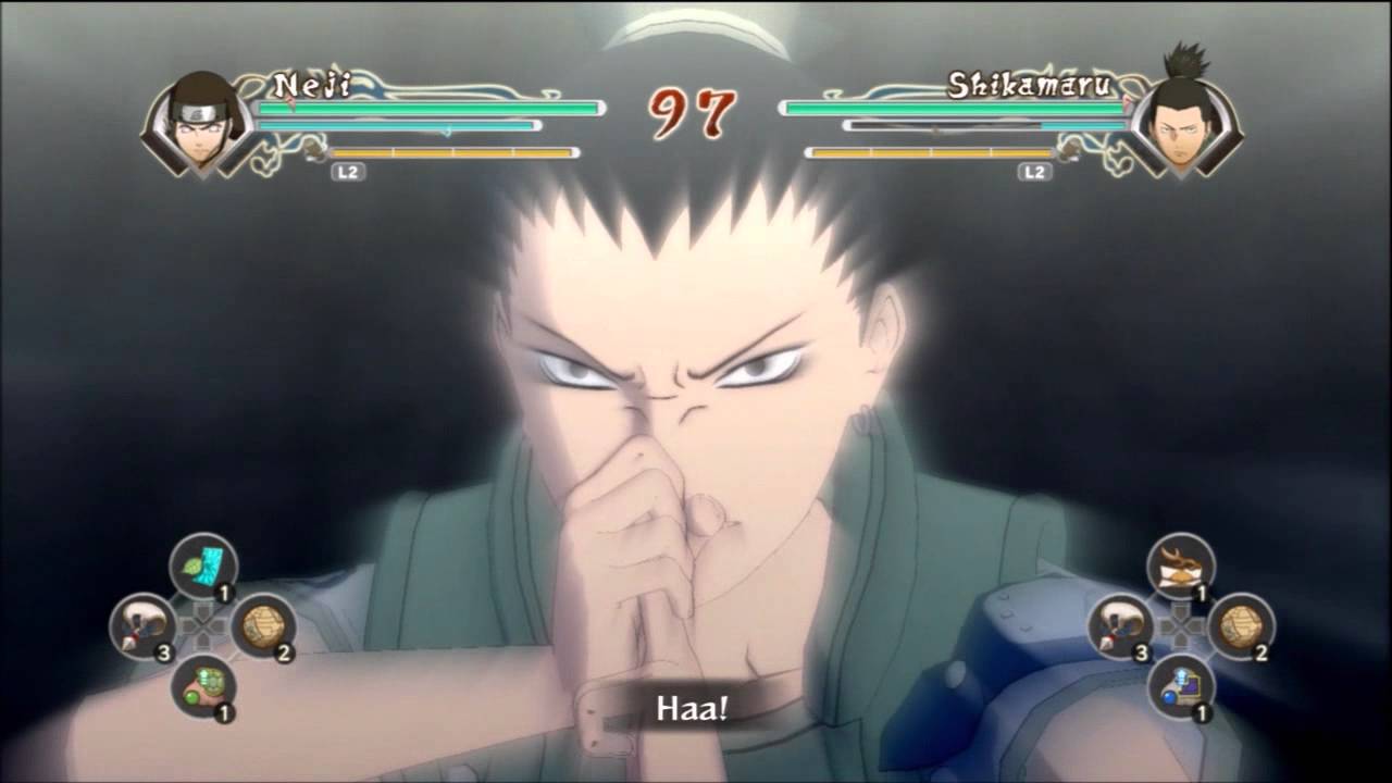 Naruto Generations Young Shikamaru Shadow Strangle Jutsu - YouTube