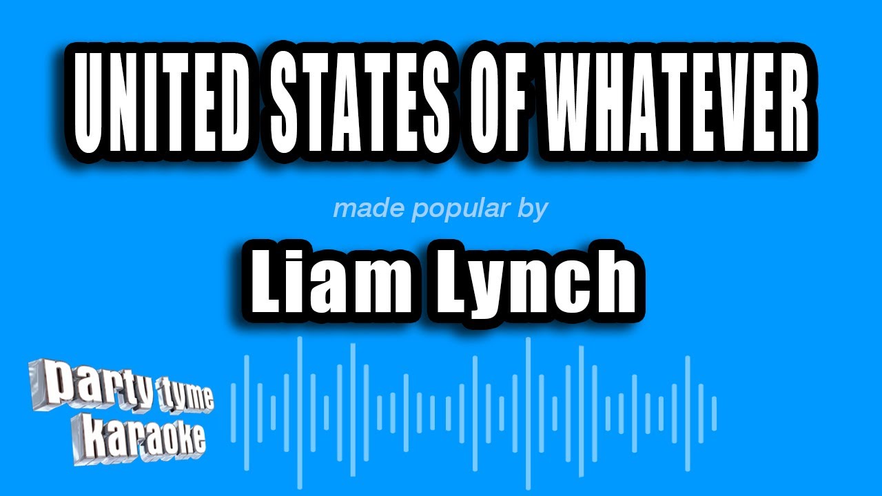 Liam Lynch - United States of Whatever (Karaoke Version) - YouTube