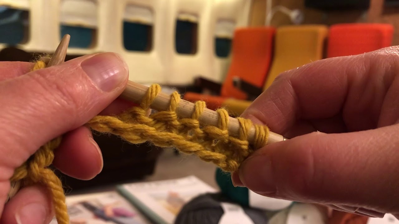 Stricken für Anfänger, linke Maschen, Strickkurs, StrickAir, Stricken ...