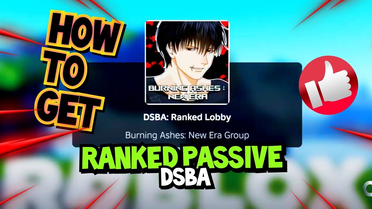 How to get ranked passive+where to get it (DSBA) demon slayer burning ...