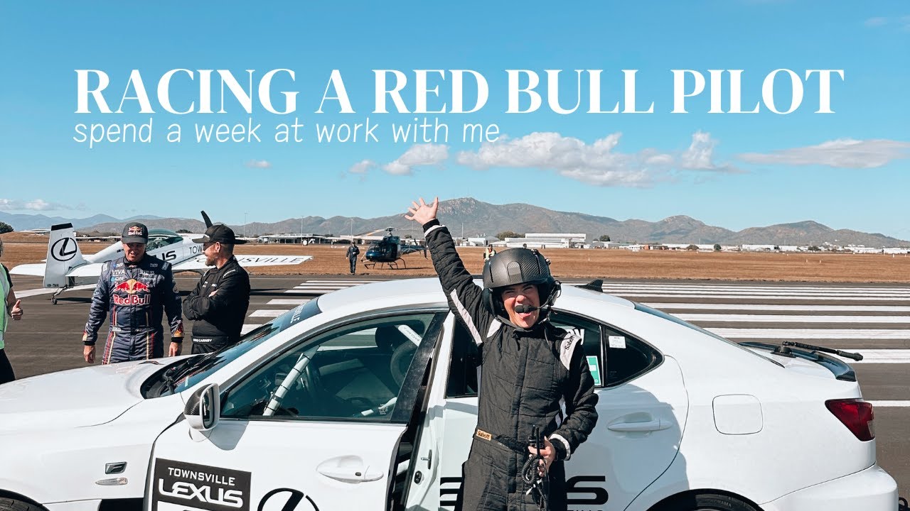 Racing a Red Bull Pilot! Spend the week at work with me - BTS of an ...