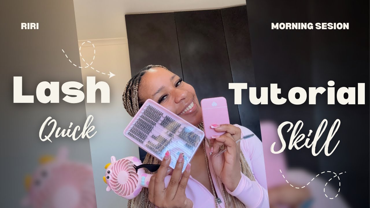 CLUSTER LASH TUTORIAL || SA YOUTUBER || QUICK TUTORIAL 💗. - YouTube
