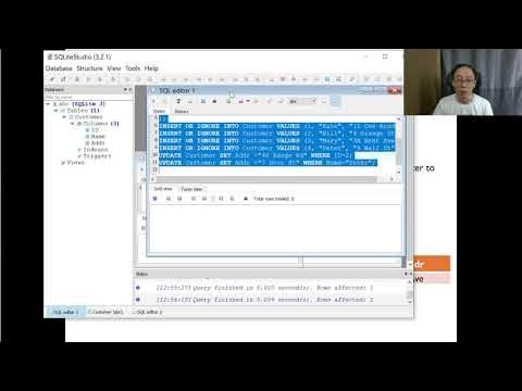 Python Programming -Database Essentials and SQL T03 - Insert, Update, Delete (Part 3/3) - YouTube