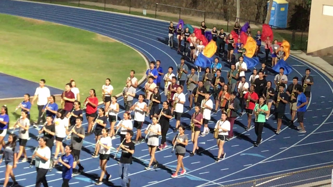 8/29/19 marching band practice - YouTube