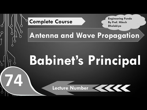 Babinet's Principle in Antenna and Wave Propagation by Engineering ...