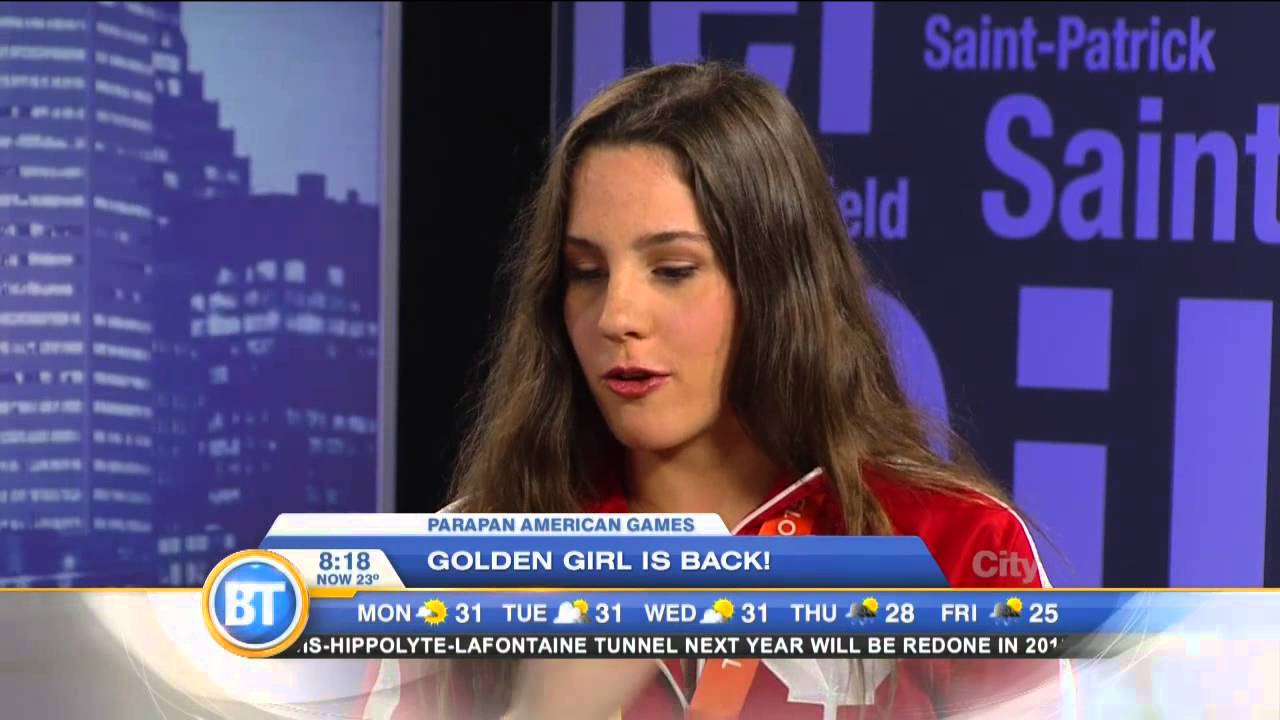 Aurelie Rivard wins six golds at the Parapan Am Games - YouTube