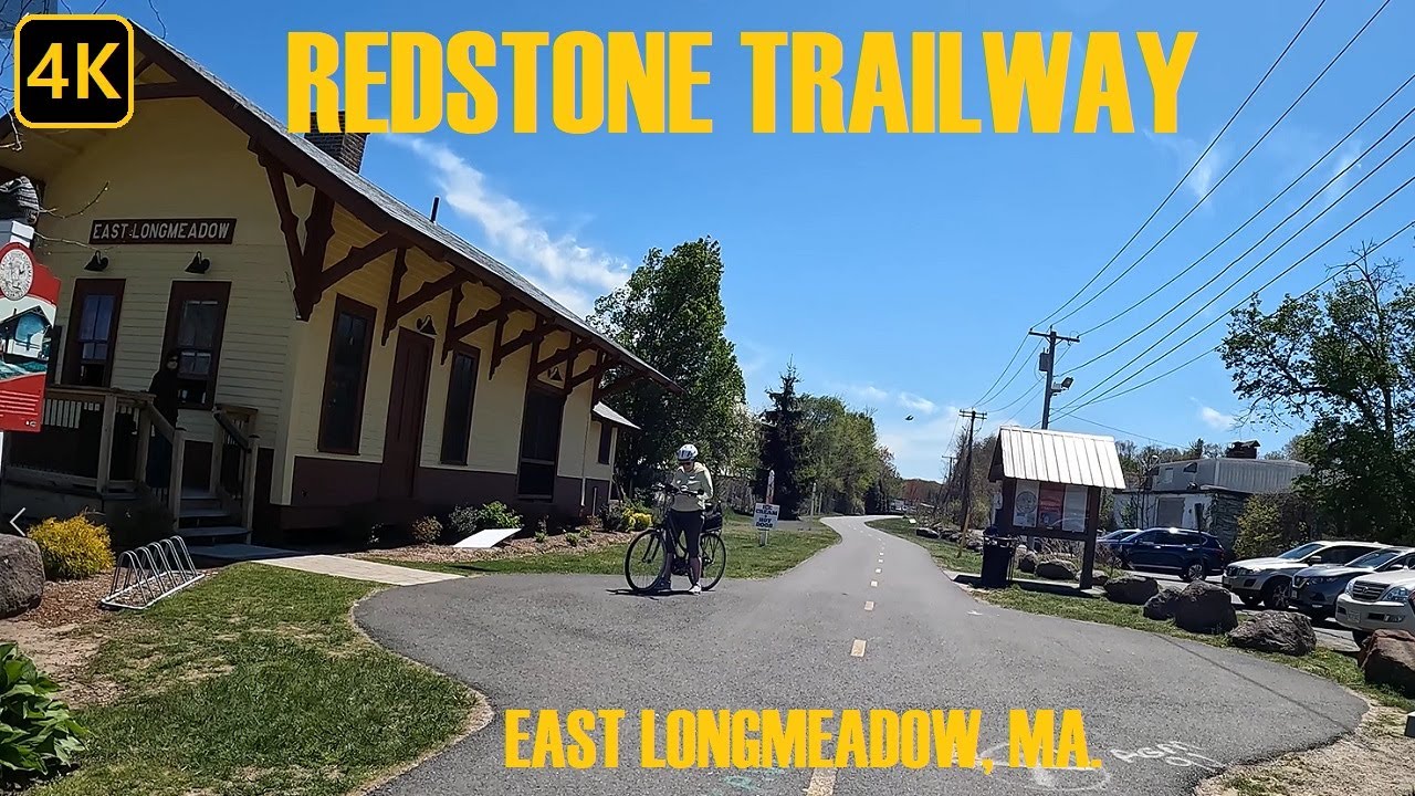 Redstone Trailway - Hiking & Biking Trail - East Longmeadow, MA. - YouTube