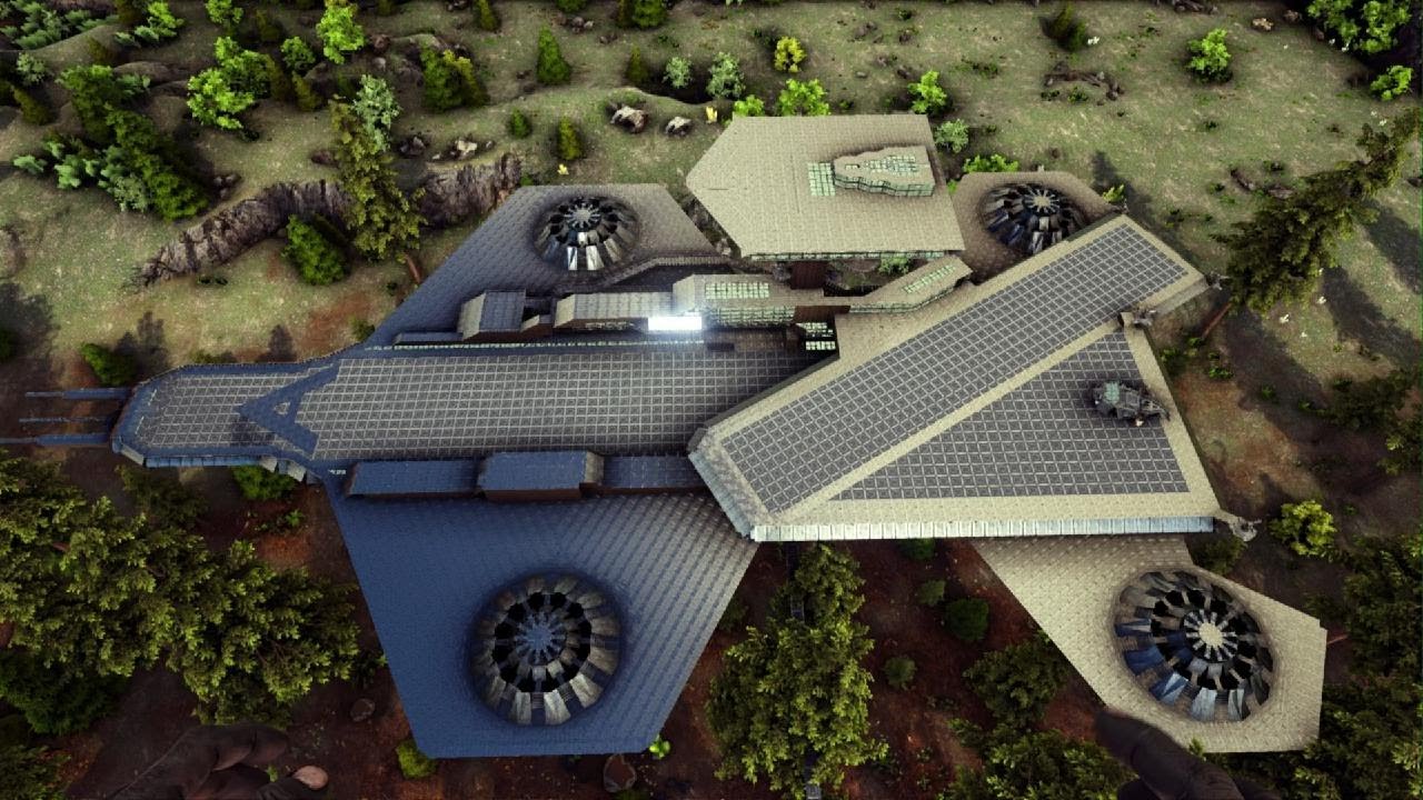 Ark Survival Evolved Helicarriers 1 and 2 rendering in - YouTube