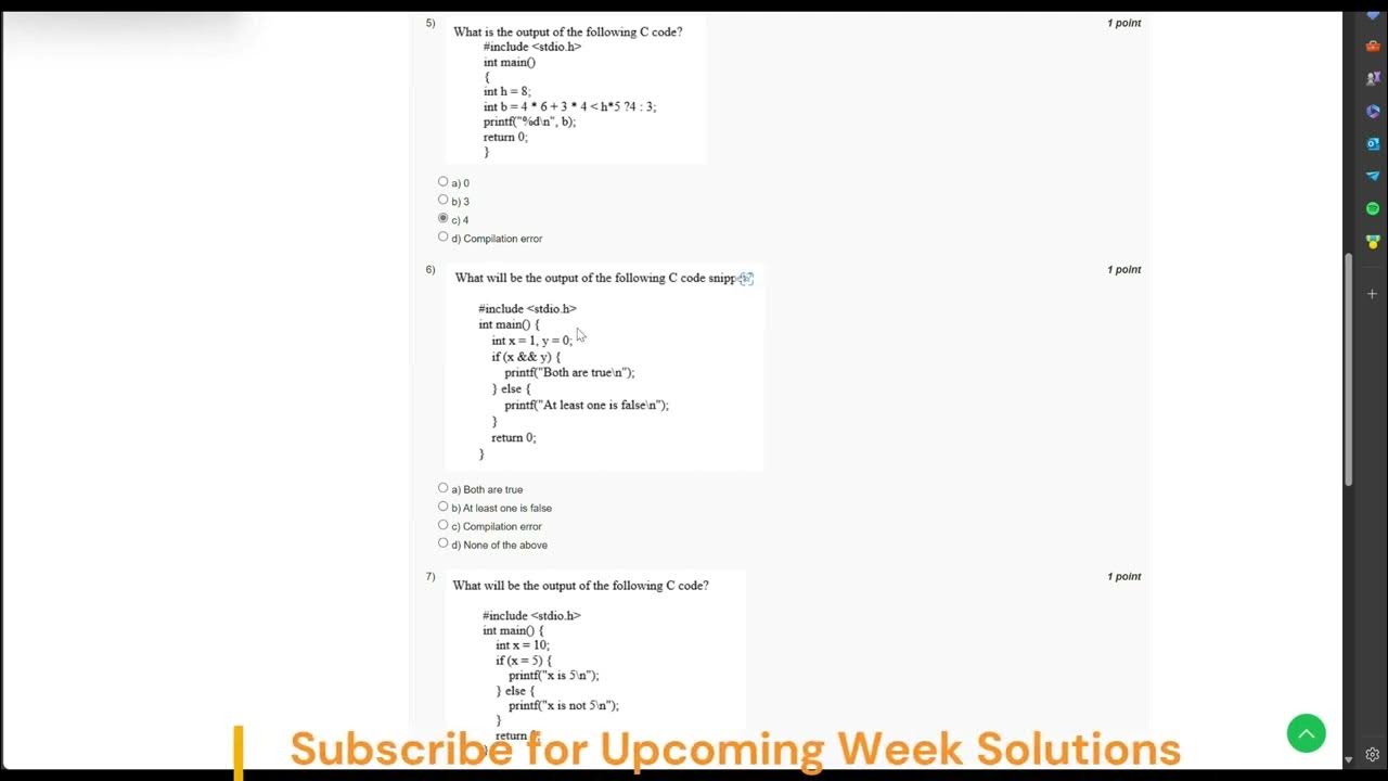 NPTEL Problem Solving Through Programming in C Week 3 Assignment ...