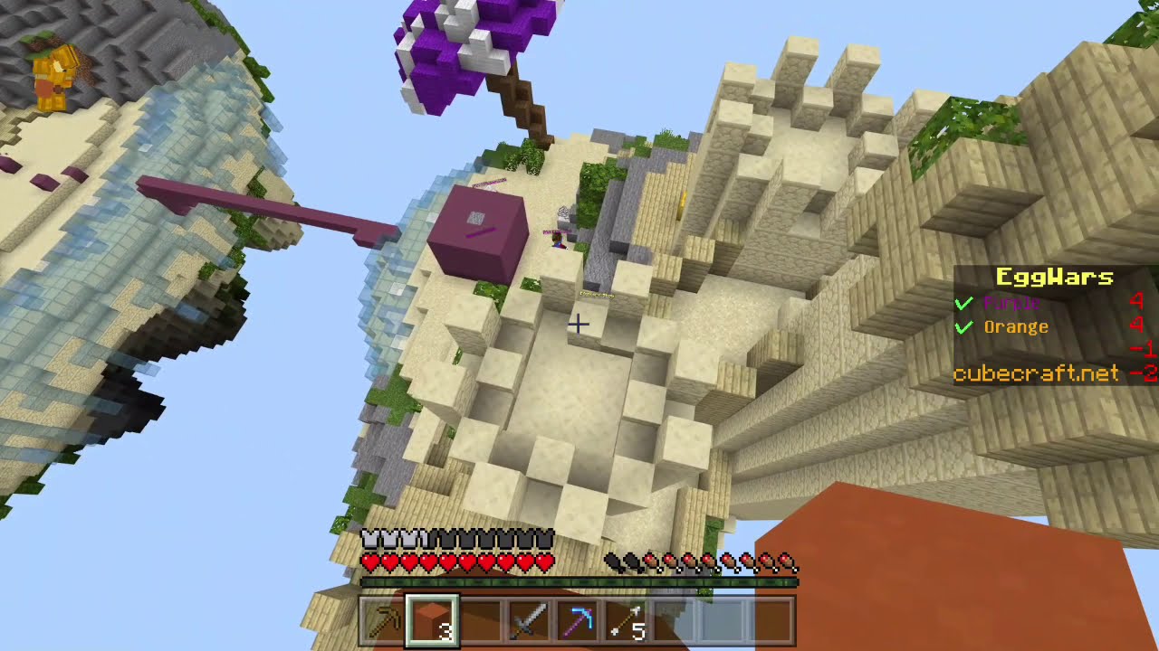 Highlights from a eggwars game on Cubecraft that lasted over half an ...