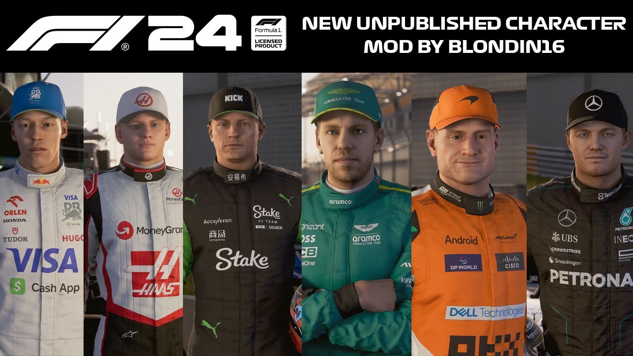 F1 24 New Unpublished Character Mod - YouTube