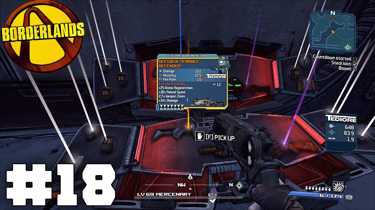 Borderlands GOTY - Part 18 - FARMING THE ARMORY - (Borderlands GOTY ...