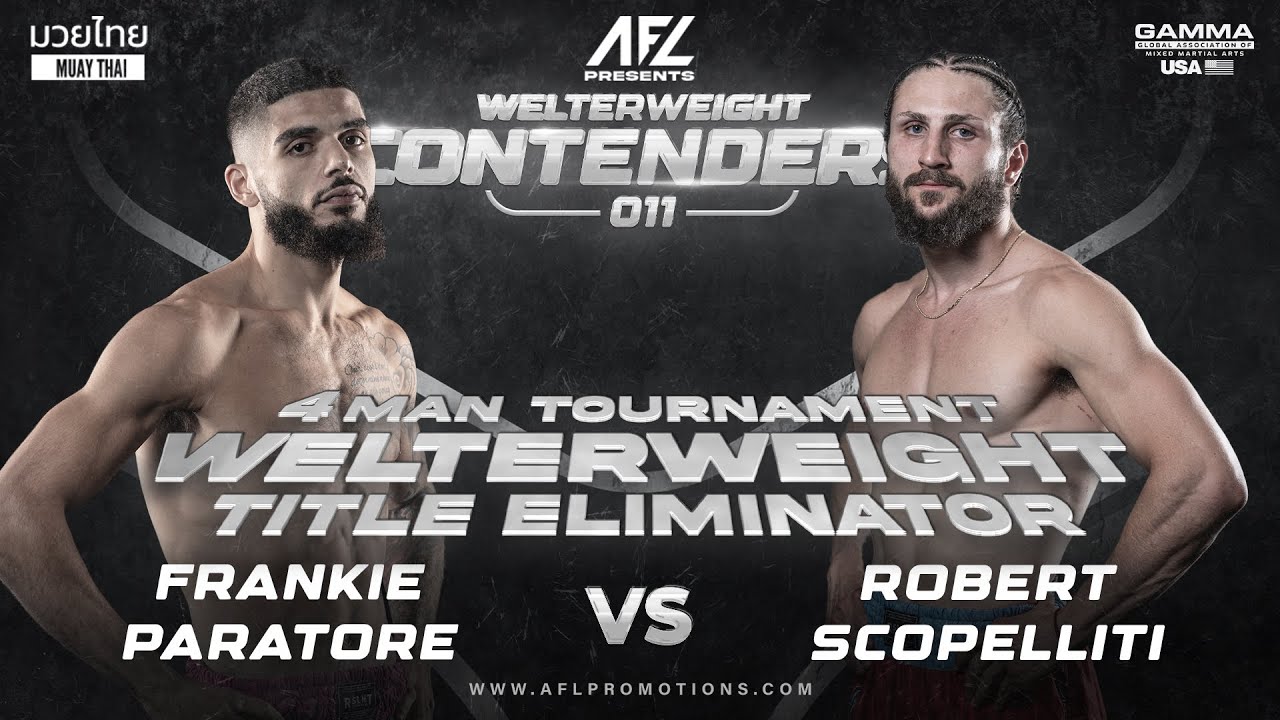 Frankie Paratore vs Robert Scopelliti Full Fight | AFL Promotions ...