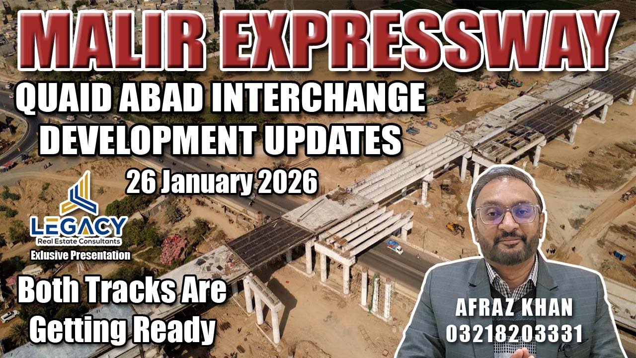Malir Expressway I Quaidabad Interchange Development | 26 Jan 26 | Game ...