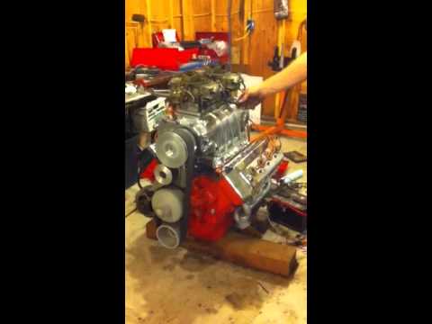 Floor firing a 1957 D500 325 HEMI - YouTube