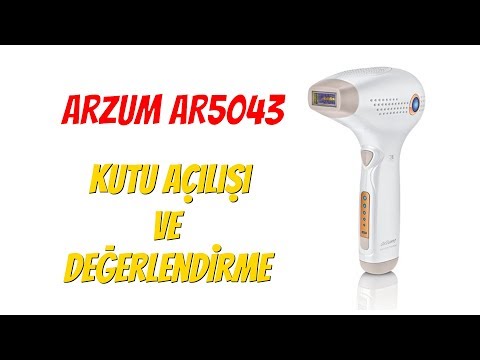 Arzum Sateen Touch AR5043 IPL 300.000 Atımlı Epilasyon Aleti (A101 599 TL )