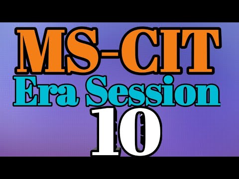 MSCIT ERA SESSION 10 | ERA IT AWARENESS 2022 UPDATE | MKCL ERA 2022 |# ...
