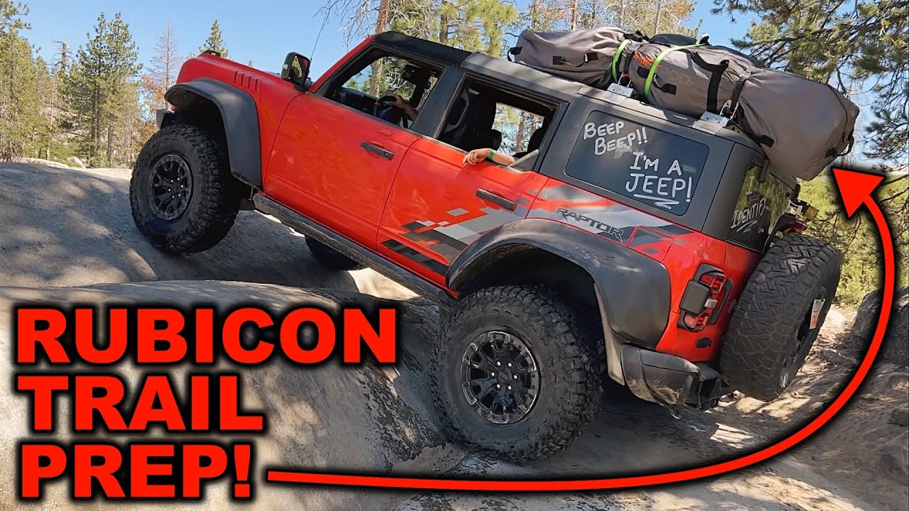 Rubicon Trail Prep for a Ford Bronco Raptor! - YouTube