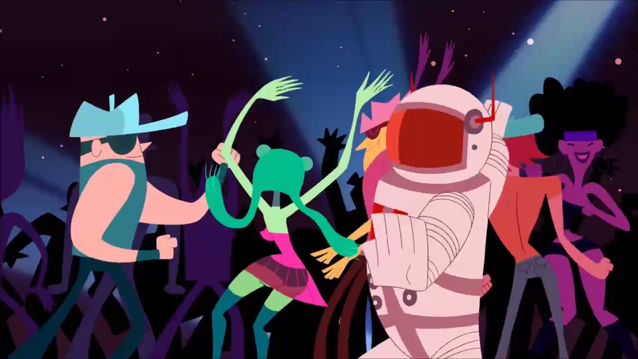 Samurai Jack S05 E06 XCVII - The Rave Song Scene - YouTube