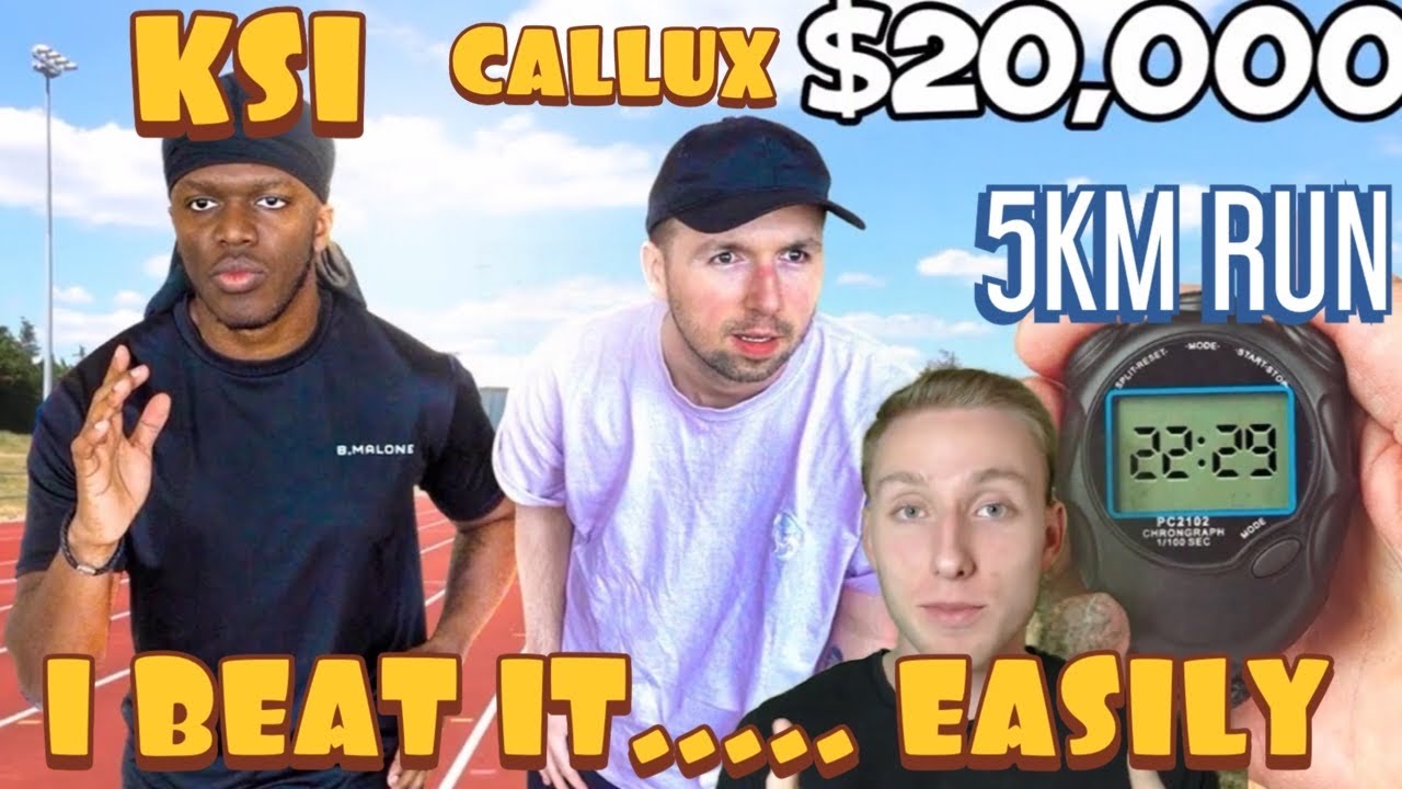 I BEAT KSI'S 5KM RUNNING TIME!! (I CHALLENGE KSI TO BEAT MINE AGAIN ...