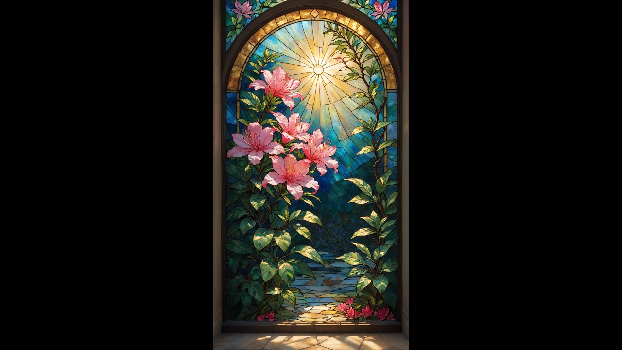 Flowers and stained glass from Stable Diffusion #stablediffusion #ai # ...