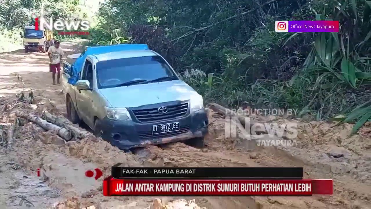I NEWS PAPUA - JALAN ANTAR KAMPUNG DI DISTRIK SUMURI BUTUH PERHATIAN ...