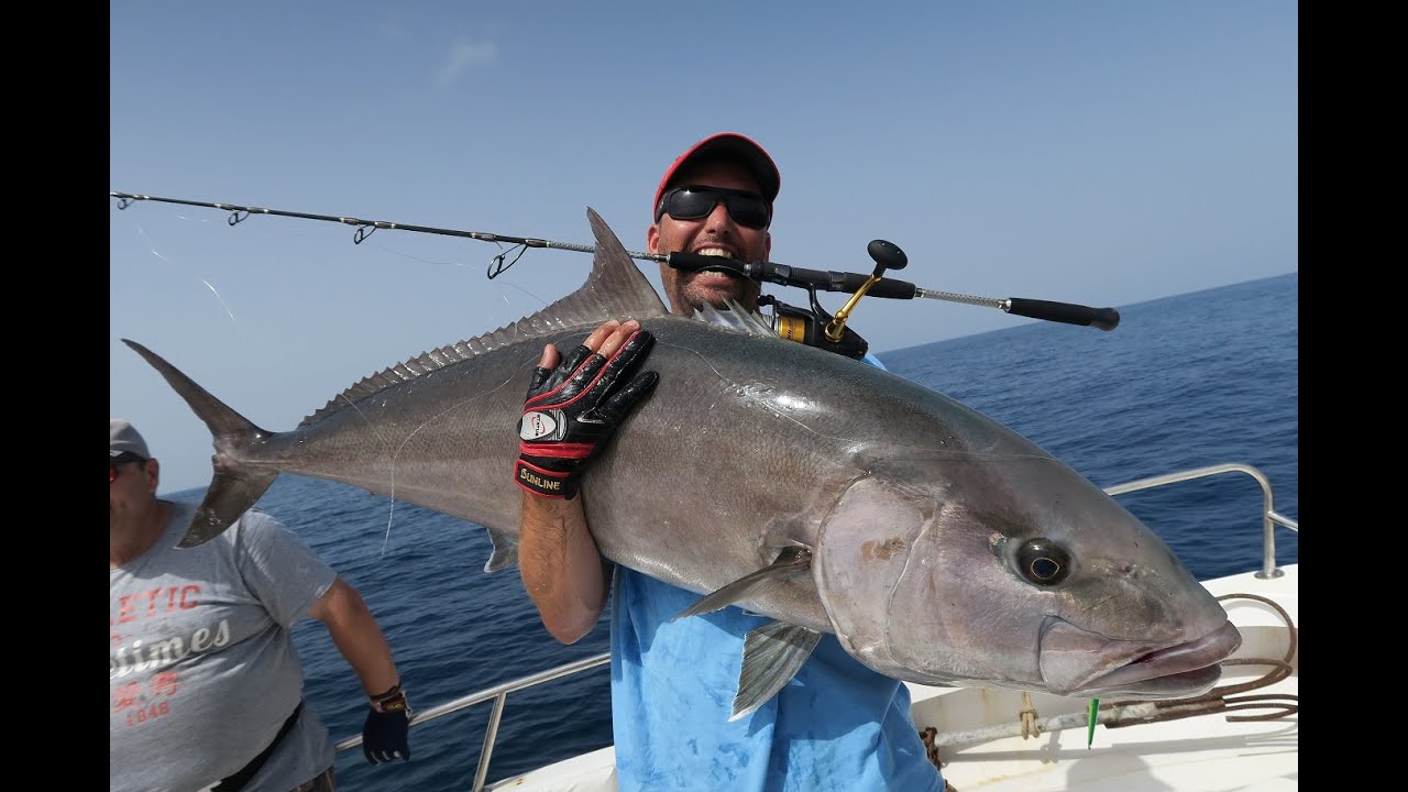 Amberjack 77lbs jigging - Penn Spinfisher V 5500 - YouTube