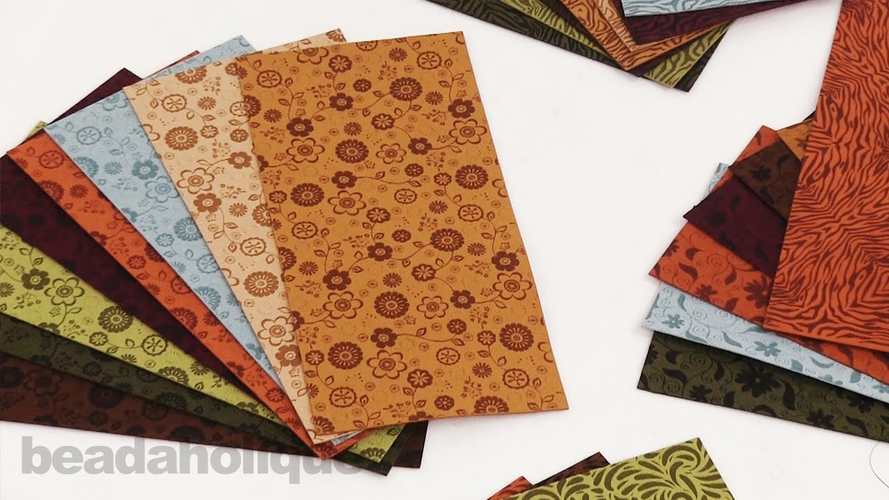 Show & Tell: Lillypilly Designs Patterned Ultrasuede - YouTube