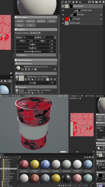 Texturing 3d Models in Marmoset Toolbag - YouTube
