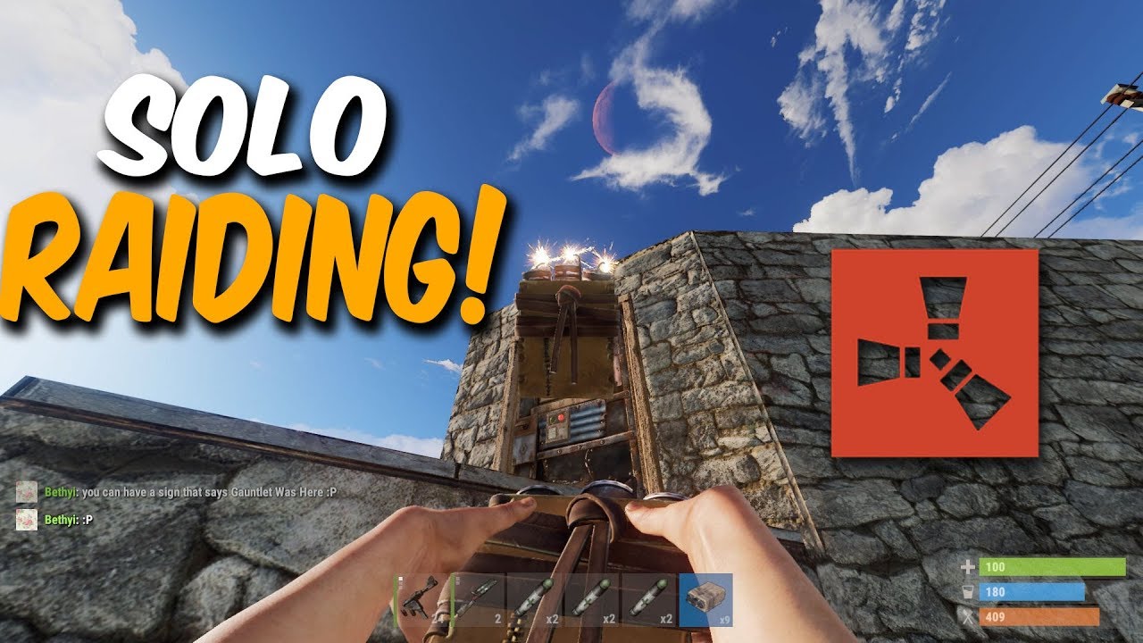 SOLO Satchel RAID! Rust Solo Survival #7 - S1 - YouTube