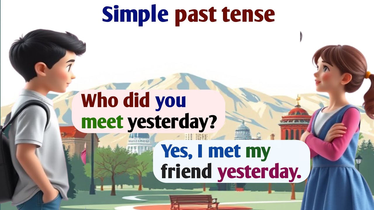 English speaking practice ||Simple Past Tense || Questions and Answers ...