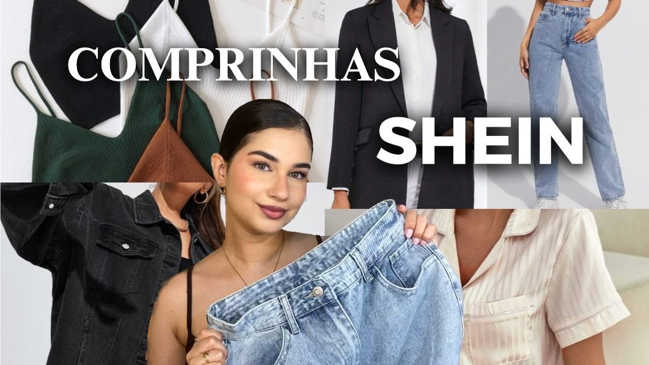 compras da SHEIN 🤍 blazer perfeito, blusinhas, peças jeans e mais - YouTube