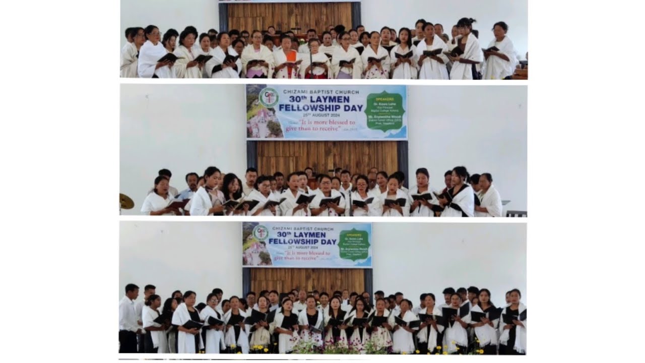Hymnal Choir Competition || 30th Laymen Fellowship Day 2024 || Chizami ...