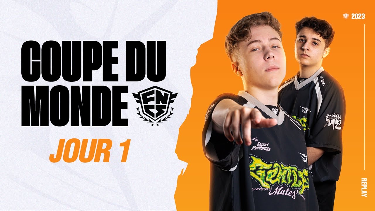 Première journée de la Coupe du monde de Fortnite de nos joueurs Snayzy ...
