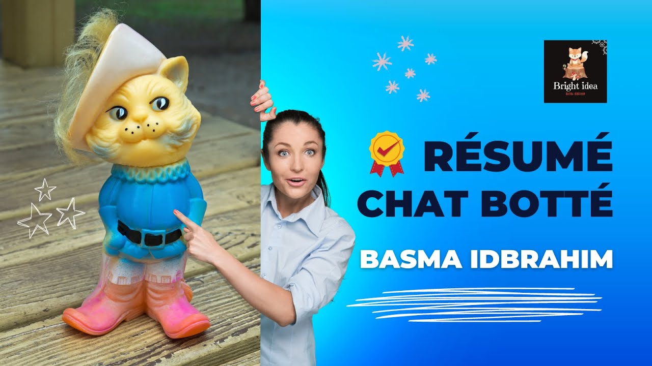 Histoire pour enfants le chat botte resumé par Basma IDBRAHIM - YouTube