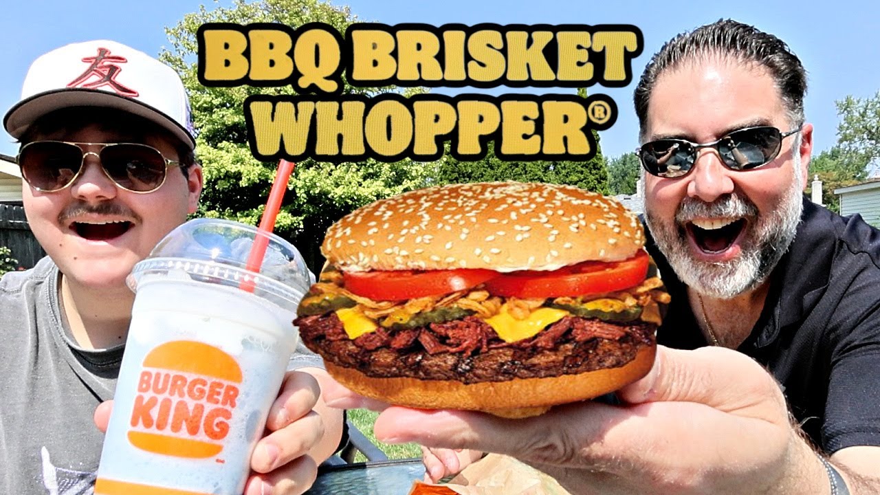 Burger King BBQ Brisket Whopper Review 🔥 Worth the Hype? - YouTube