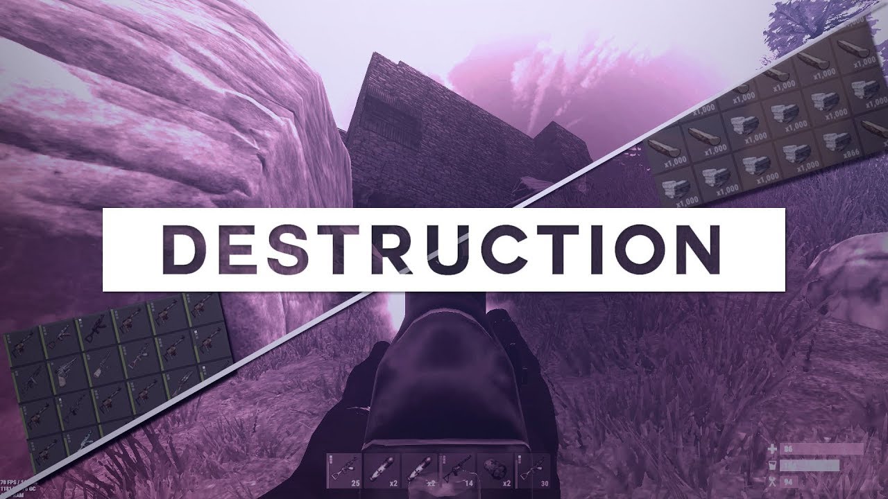 RUST | DESTRUCTION (Raid & PvP Highlights) - YouTube