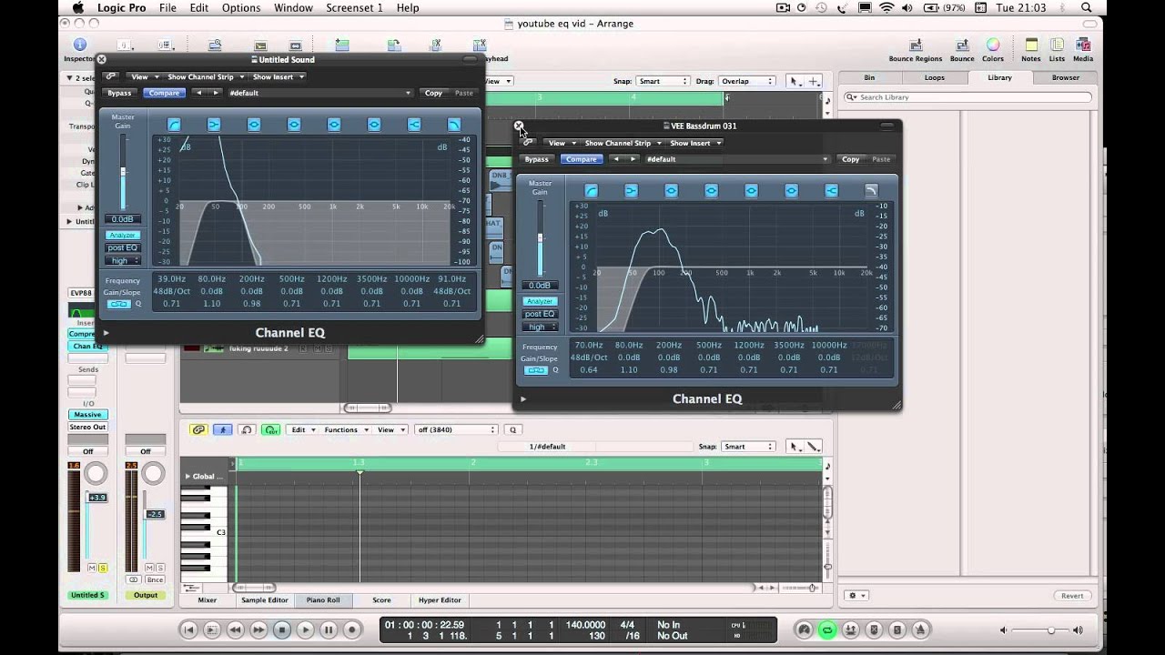 Eq - Logic Pro 9 - YouTube