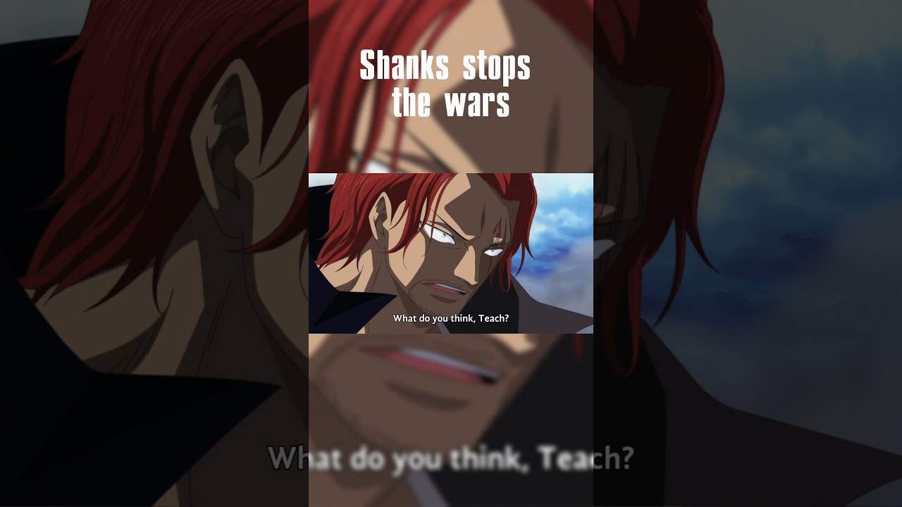 Shanks stops the war. #shanks #marine #onepiece - YouTube
