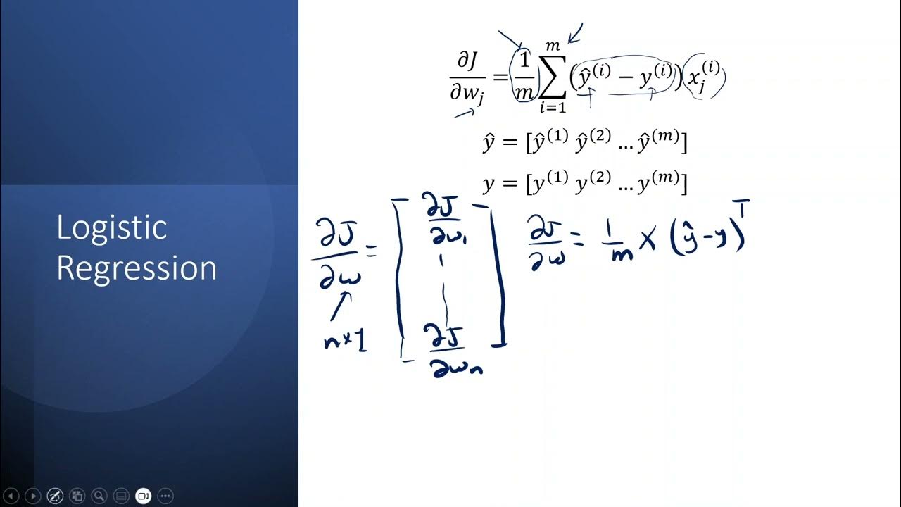 Logistic Regression Part 3: Vectorization - YouTube