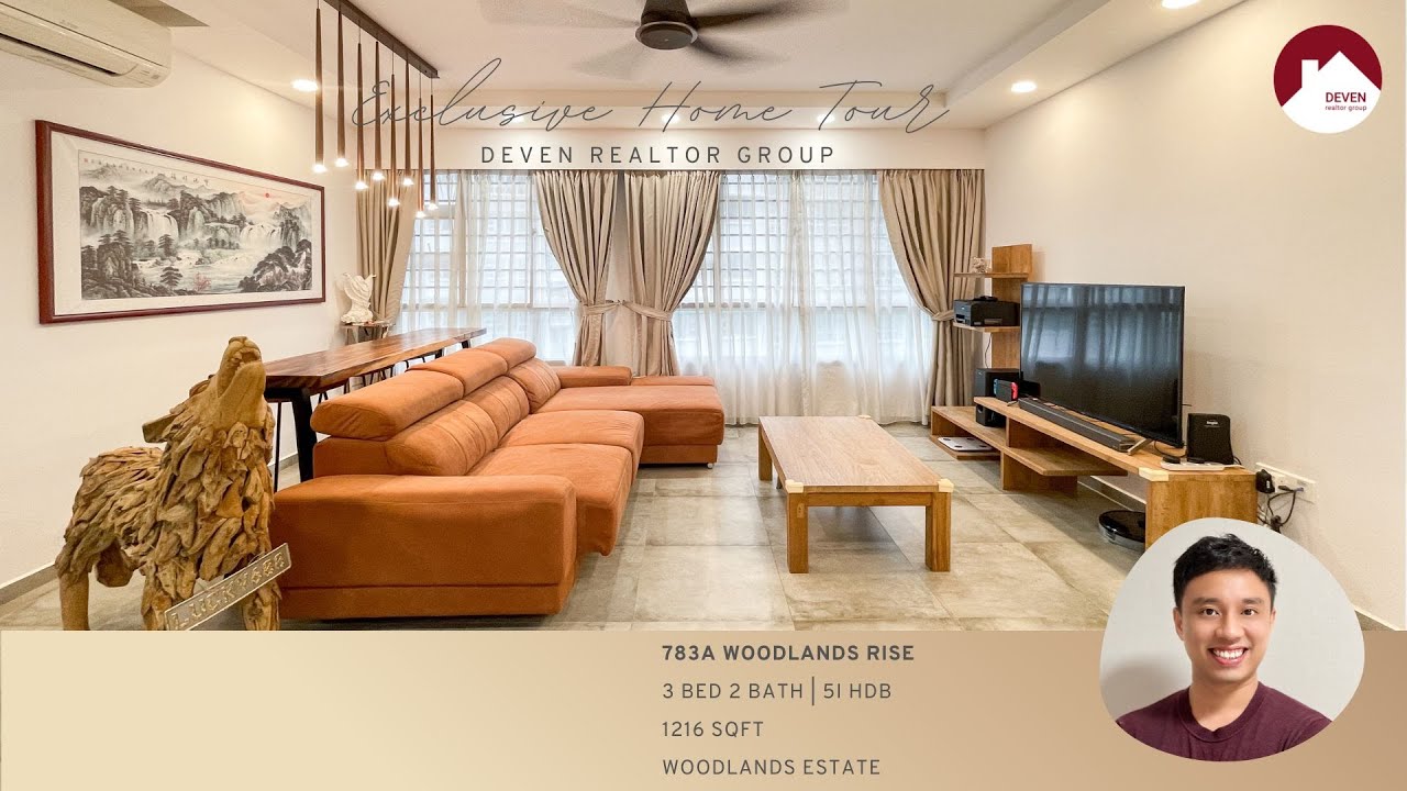 783A Woodlands Rise: 5 Room HDB Home Tour (Woodlands Pasture) - YouTube