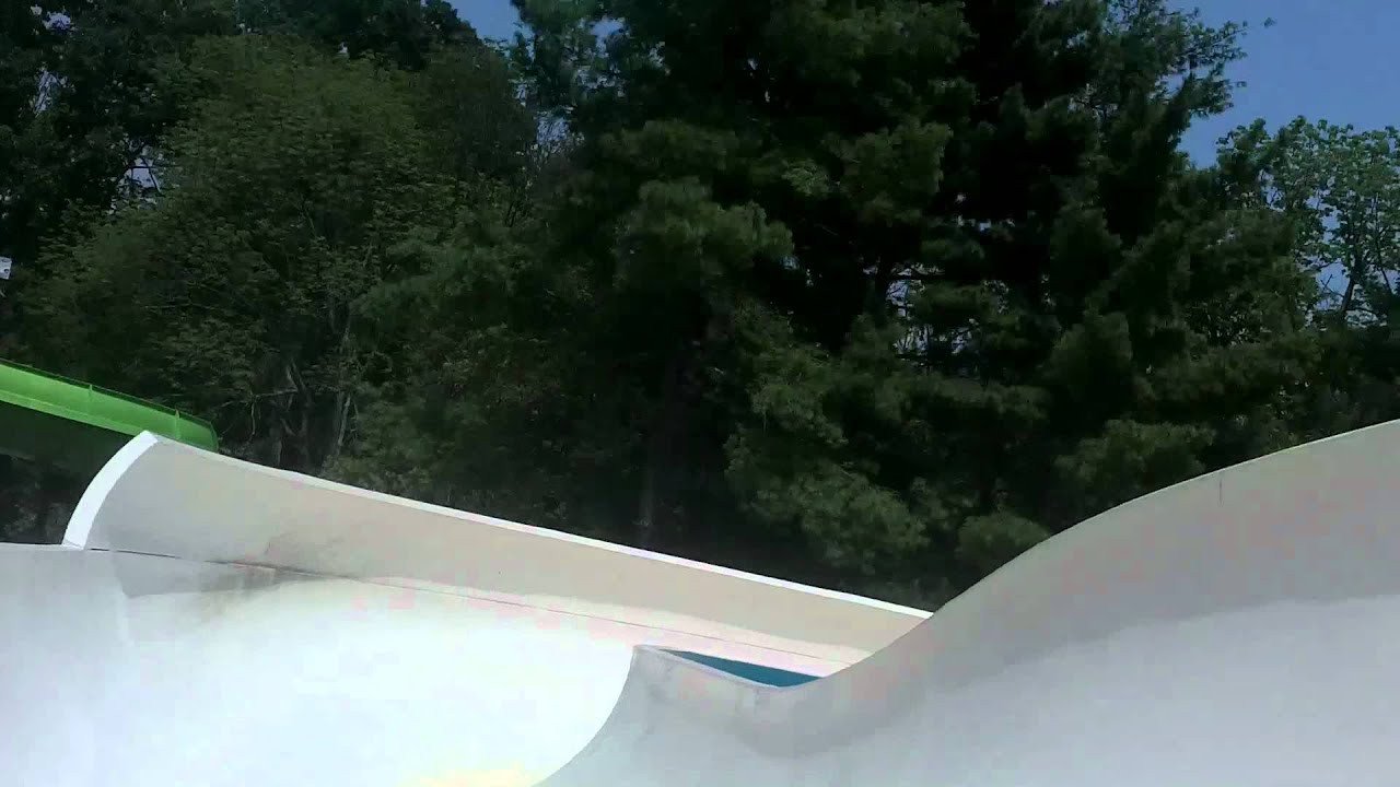 Kings Island - Thunder Falls - Blue Water Slide - YouTube