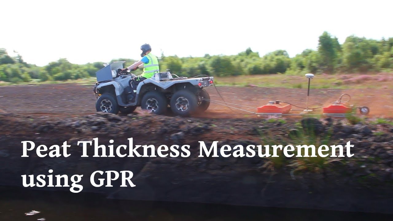 Peat Thickness Measurement by Ground Penetrating Radar (GPR) - YouTube