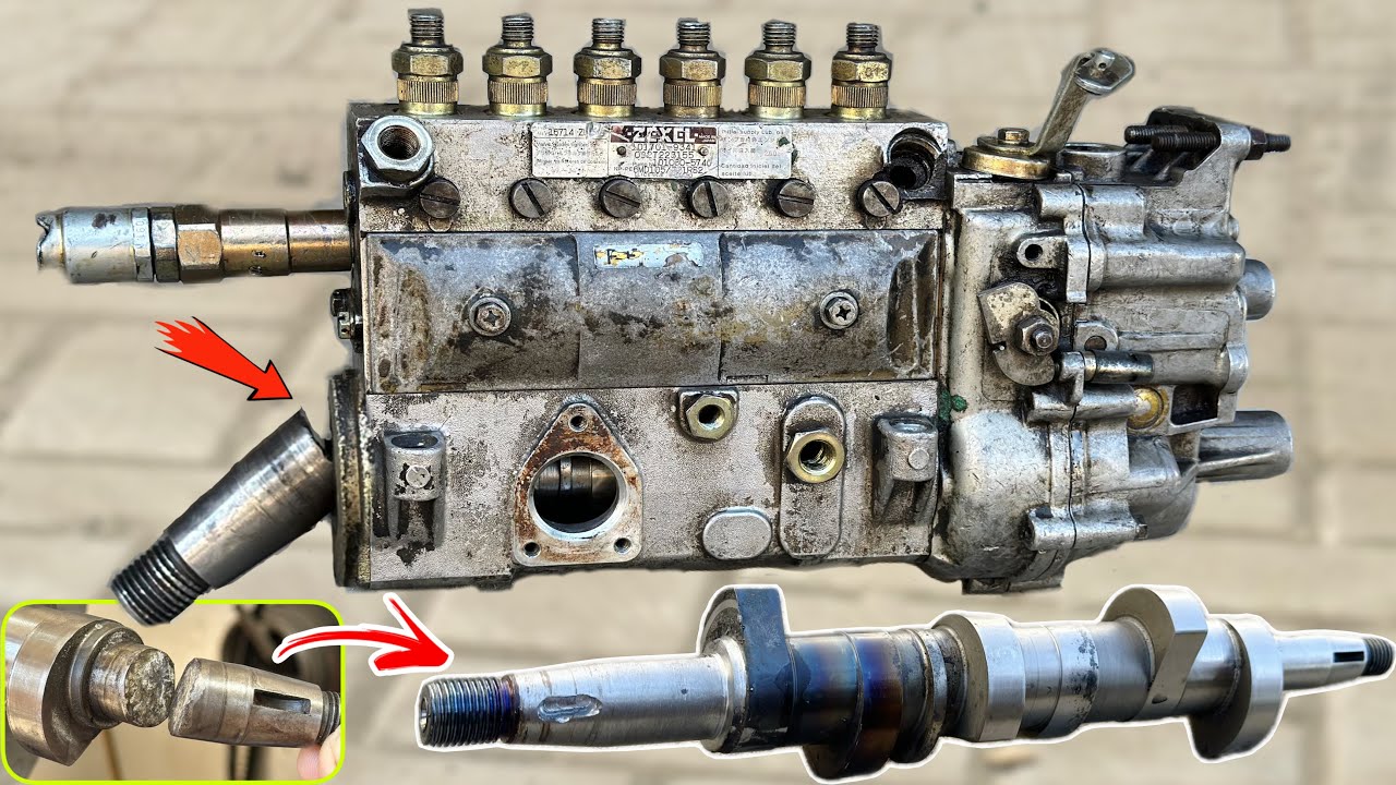 A Game-Changer Method For Making a Broken Fuel Injection Pump Camshaft ...
