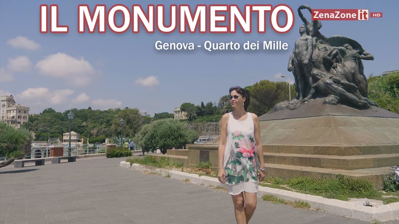 Quarto dei Mille a Genova - Il Monumento - YouTube