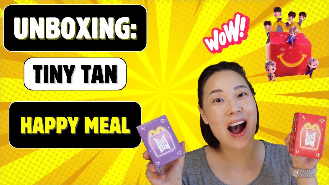 UNBOXING: Tiny Tan Happy Meal Toys - YouTube