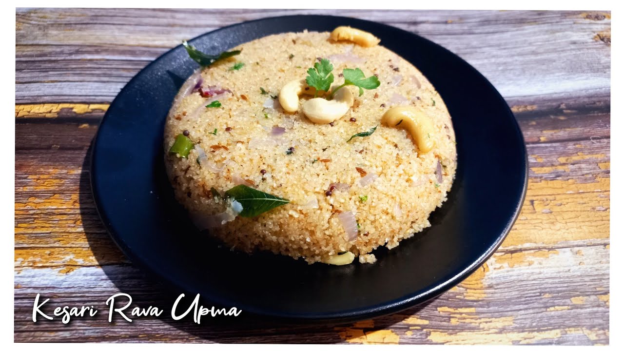 Kesari Rava Upma | Quick And Easy Upma Recipe - YouTube