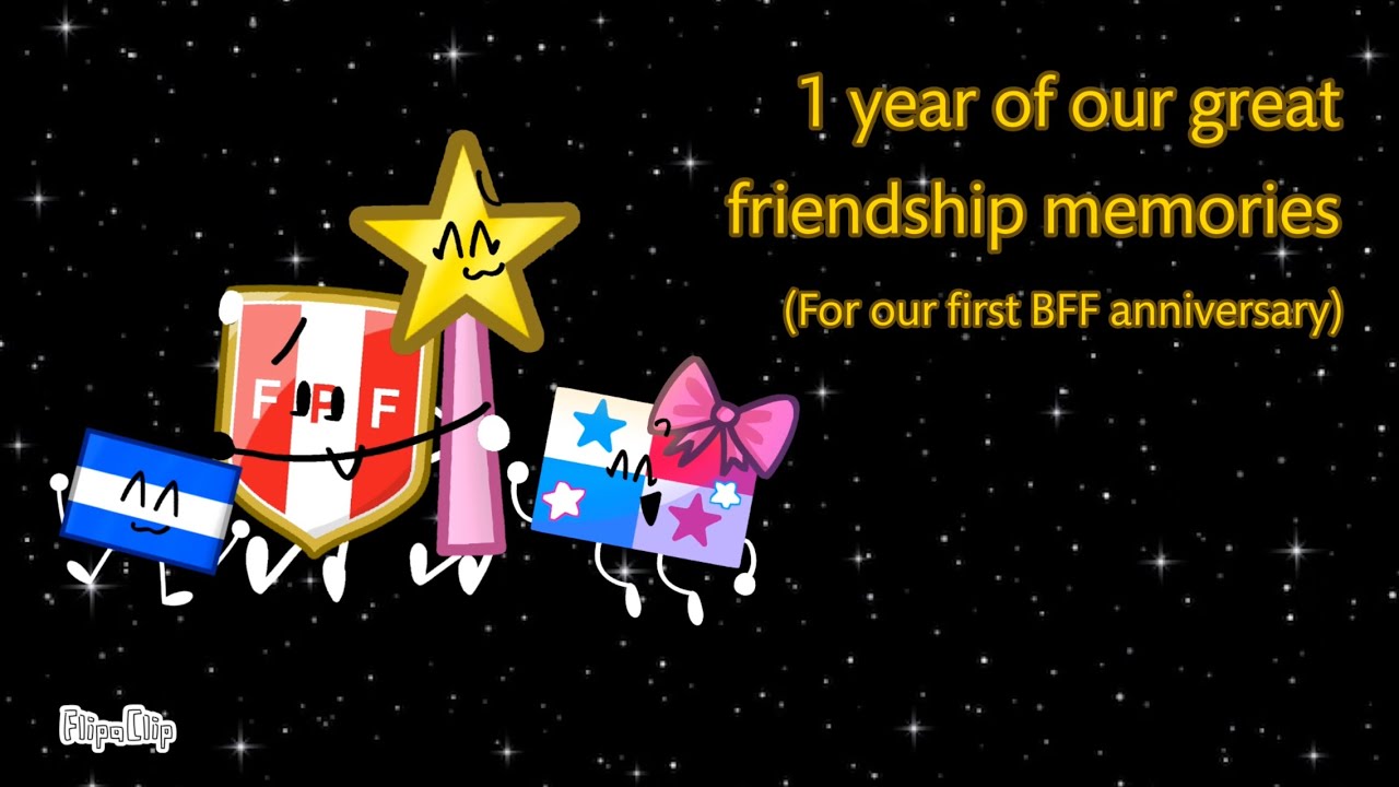 1 year of our great friendship memories (our first bff anniversary ...