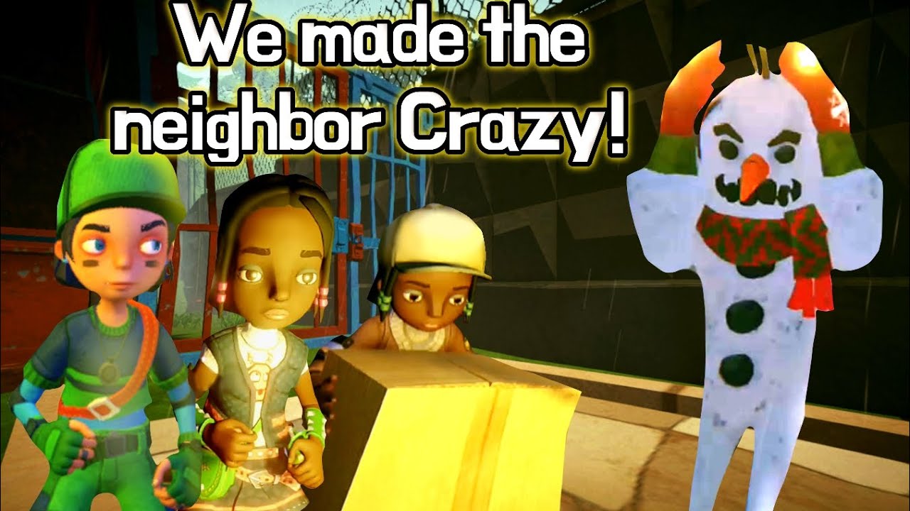 WE MADE THE NEIGHBOR CRAZY! (SECRET NEIGHBOR) - YouTube